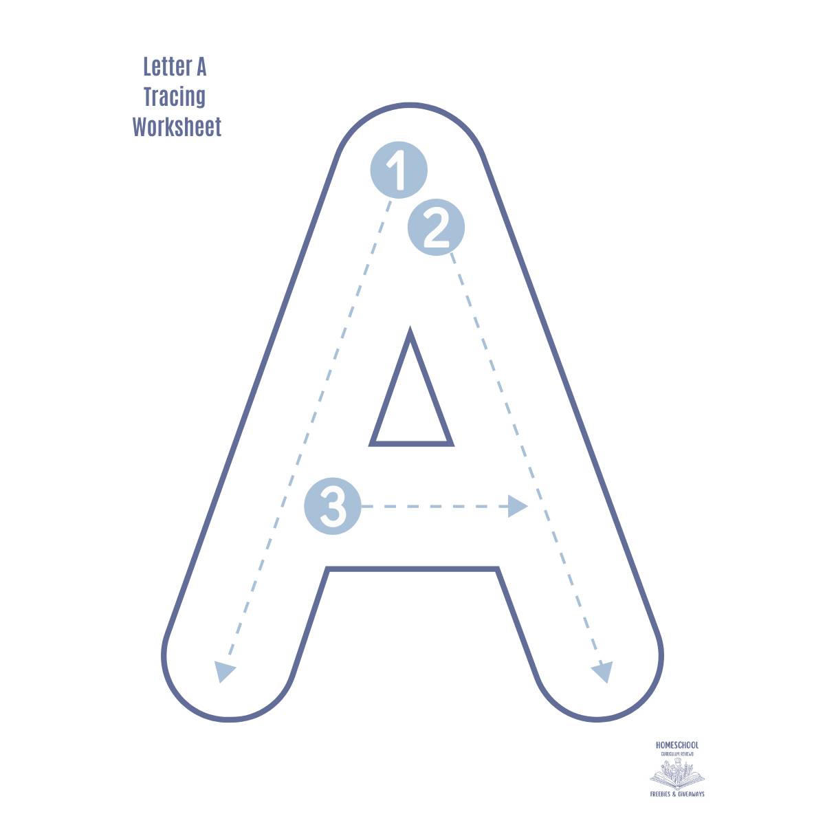 25 Awesome Tracing Letter A Worksheets - Homeschool Freebies and Giveaways