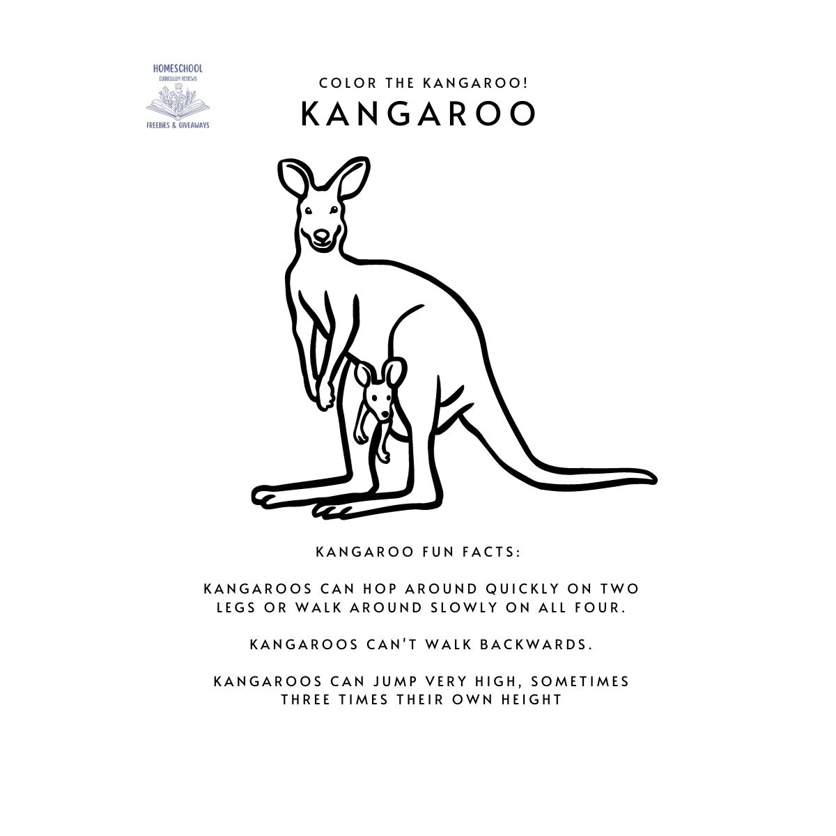 Animal Alphabet Coloring Pages with Fun Animal Facts - Homeschool ...