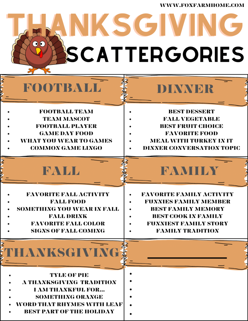 61 Fun & Free Thanksgiving Activities for Kids - Homeschool Freebies ...