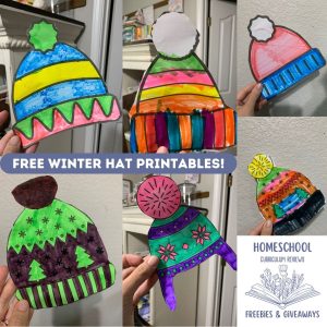 Easy, Fun and FREE Winter Hat Printable Craft - Homeschool Freebies and ...