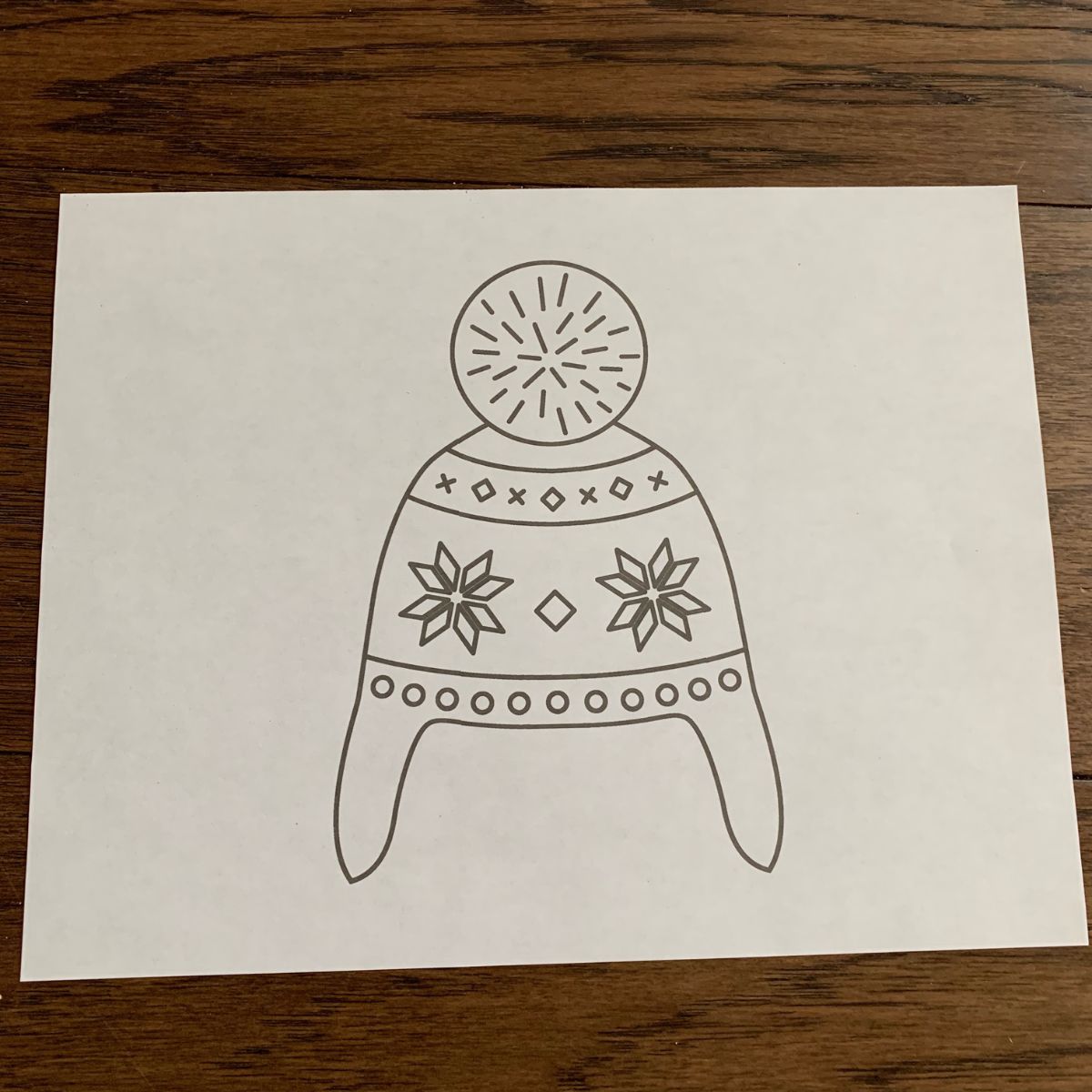 Easy, Fun and FREE Winter Hat Printable Craft - Homeschool Freebies and ...