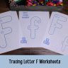 EASY AND FREE TRACING LETTER F WORKSHEETS (WITH VIDEO) - Homeschool ...
